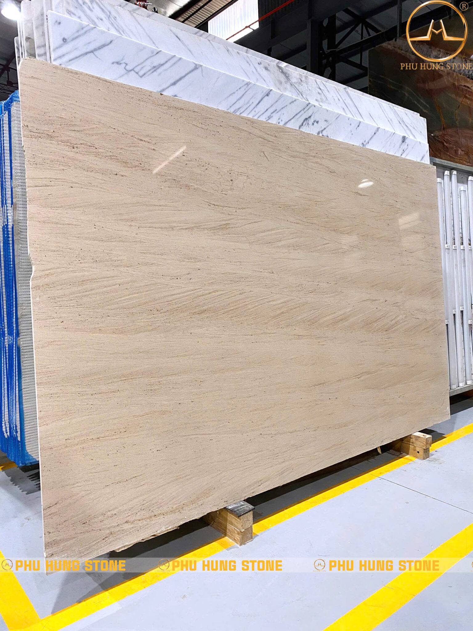 Đá Marble Moca Cream - PHÚ HƯNG STONE