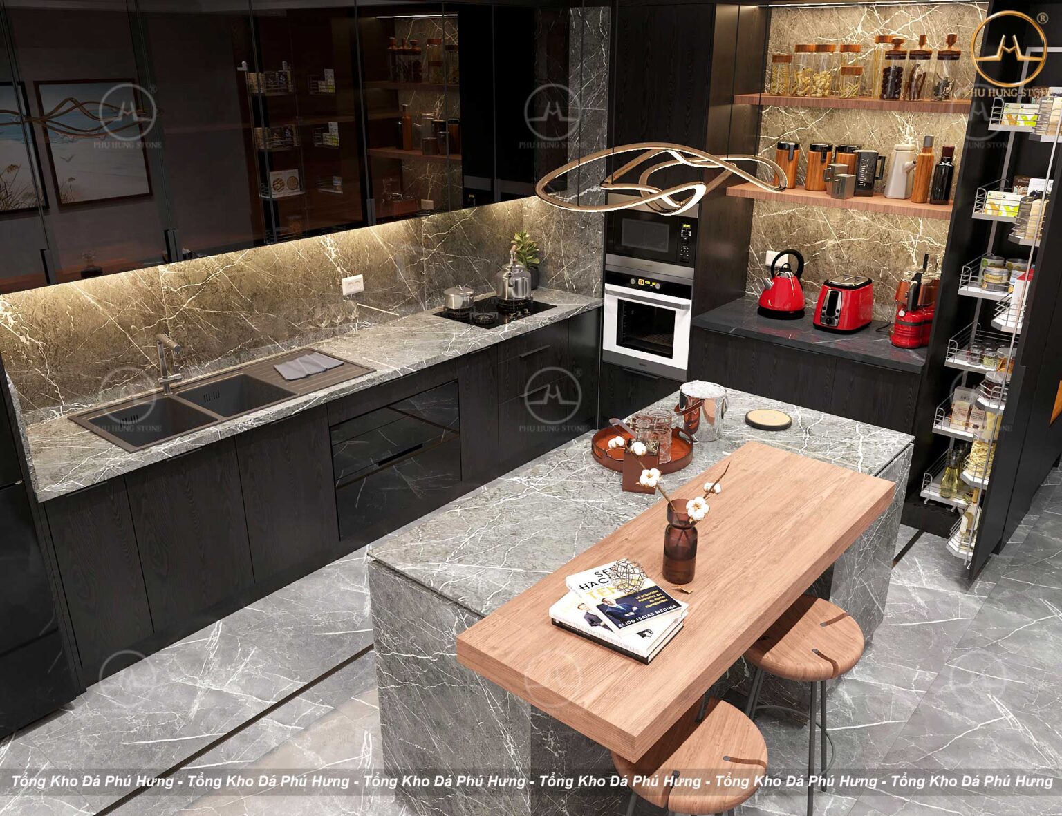 TOP 08 mẫu Đá Marble Xám đẹp nhất & giá bán chi tiết