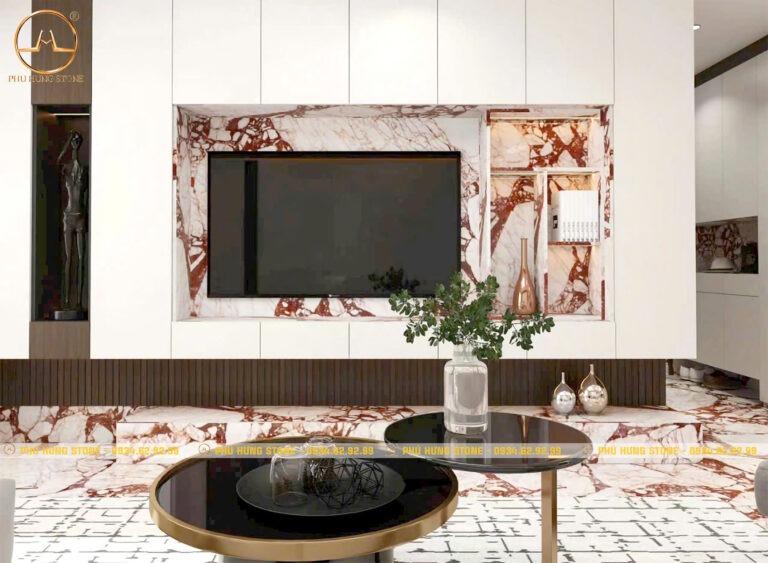 Đá Marble Calacatta Red - PHÚ HƯNG STONE